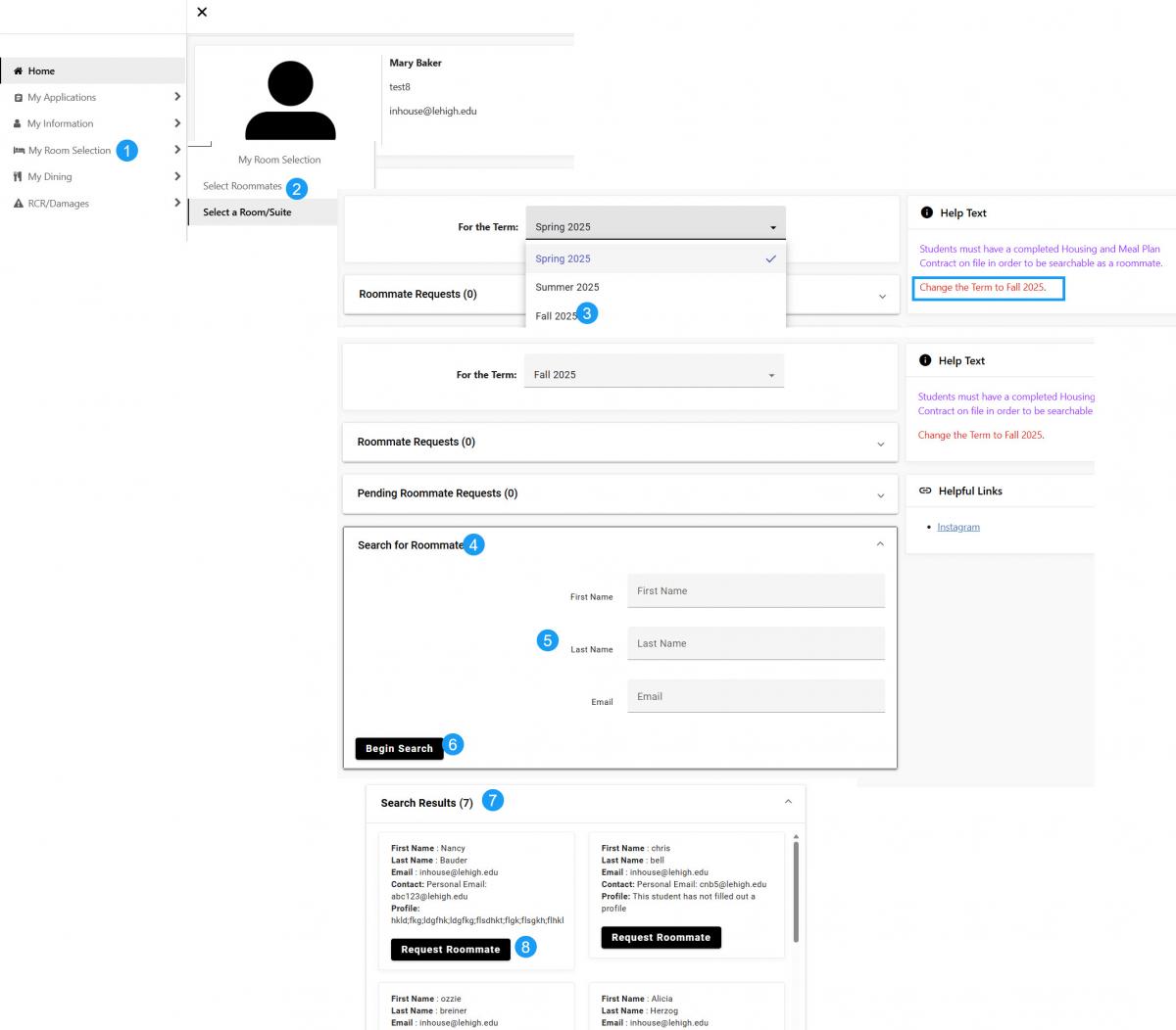 Roommate Matching | Auxiliary Services